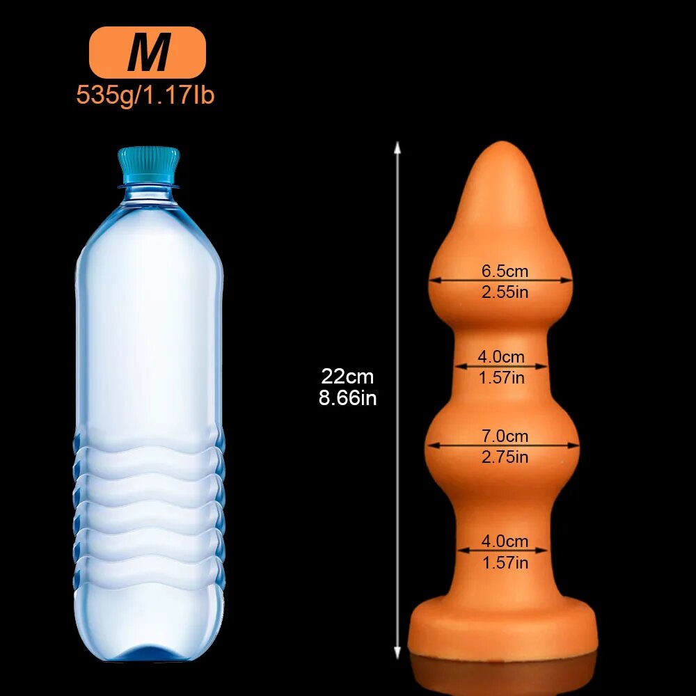 Анальная пробка с присоской и бусинами Анальная пробка Мягкая силиконовая анальная пробка Расширение ануса Секс-игрушки для женщин Мужчины Анальная пробка Продукт секса для взрослых