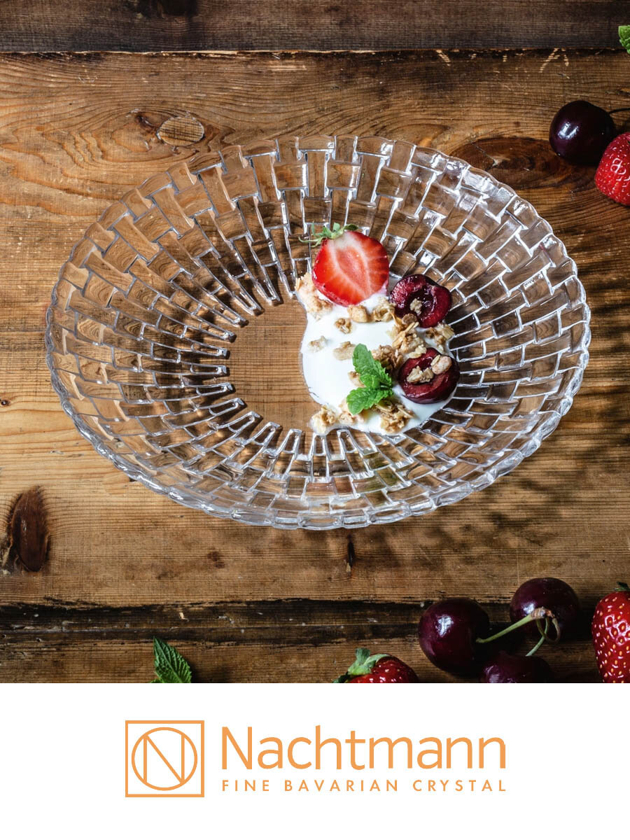 Набор салатников Nachtmann Bossa Nova, 2шт, 21х3.3 см, хрустальное стекло