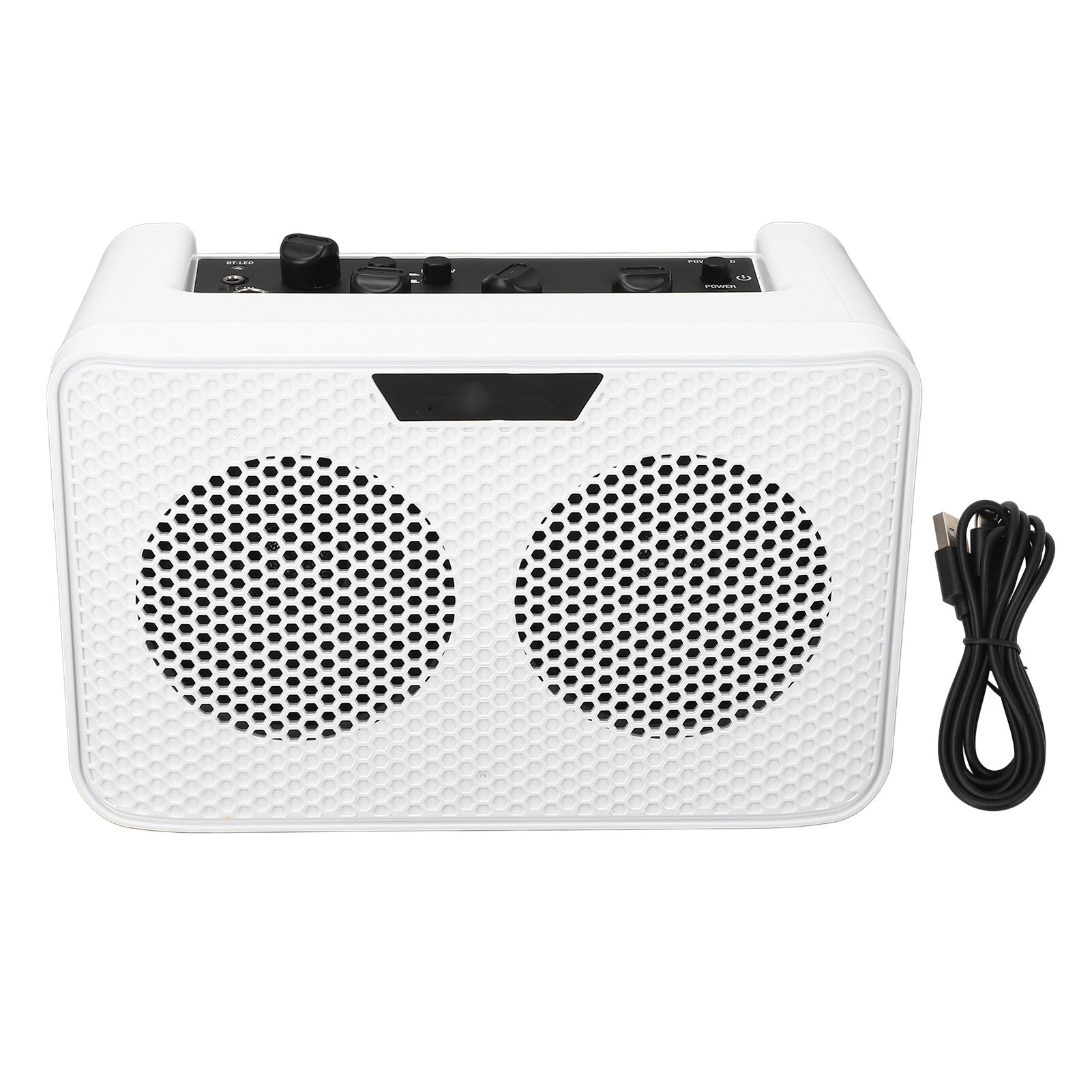 Усилитель для электрогитары, 10 Вт, Bluetooth, входной порт 1/4 дюйма, гитарный усилитель с эффектами задержки, разъем для наушников 3,5 мм