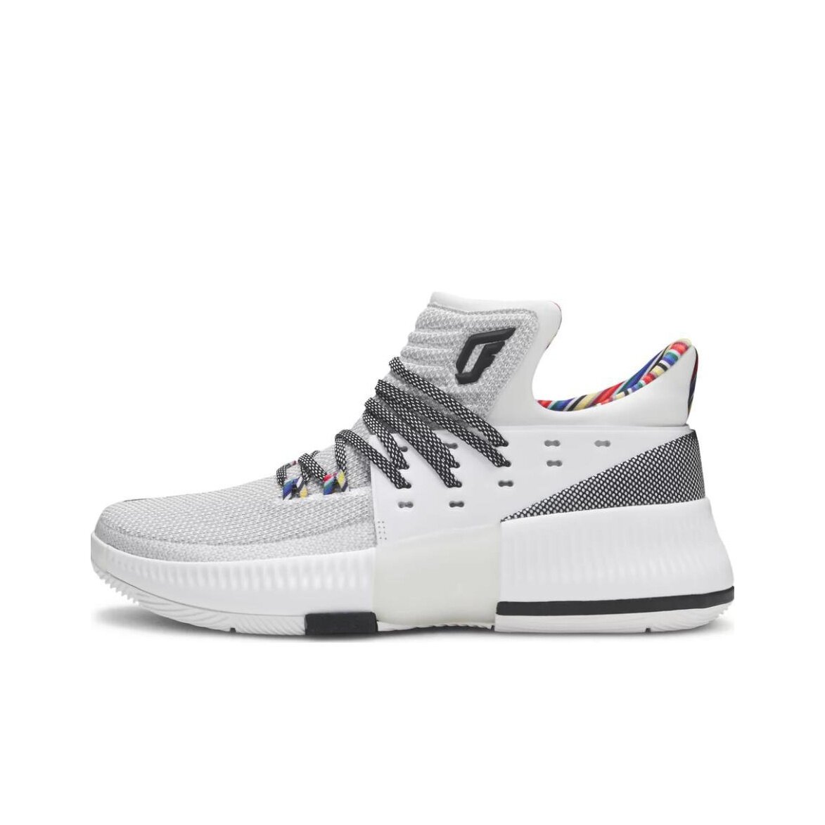 Кроссовки adidas D lillard 3, размер EU 43 стопа (26.5CM), серый — фото 1