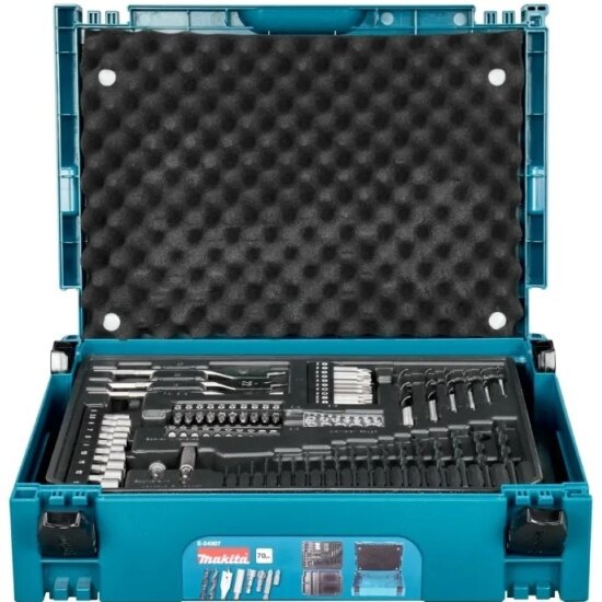 Набор насадок Makita "Makpac", 70 шт. (E-24907)