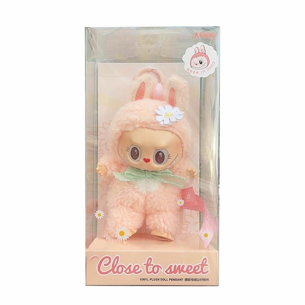 17 см LABUBU макарон пузырь виниловая плюшевая кукла, детские подарки