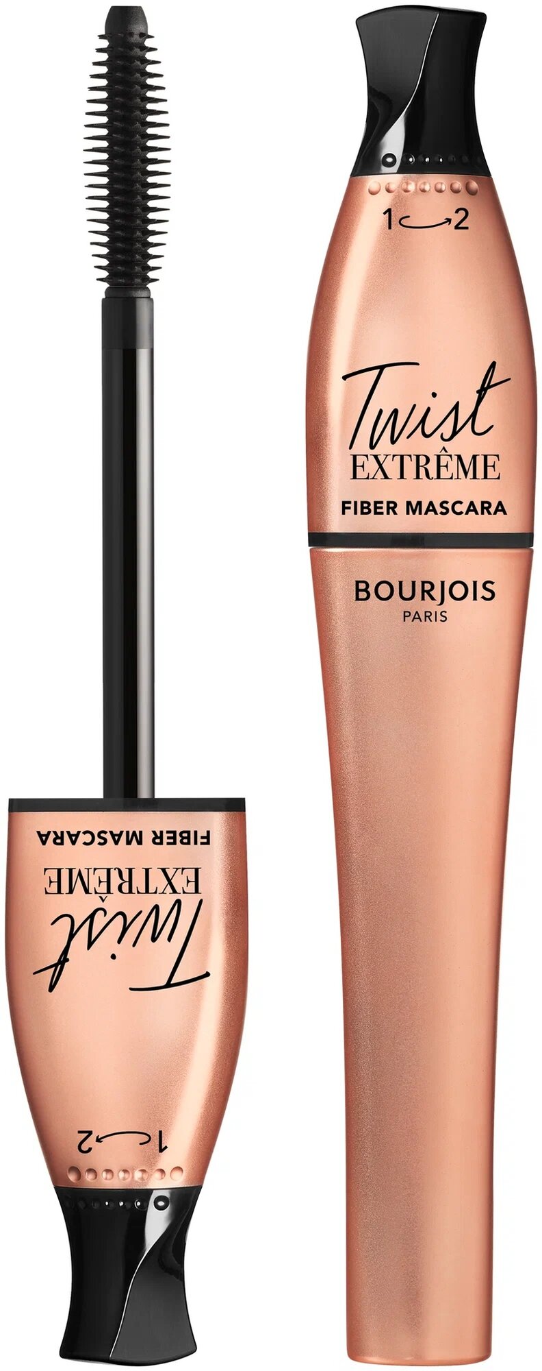 Bourjois тушь для ресниц Twist Extreme Fibe Mascara №24 Black