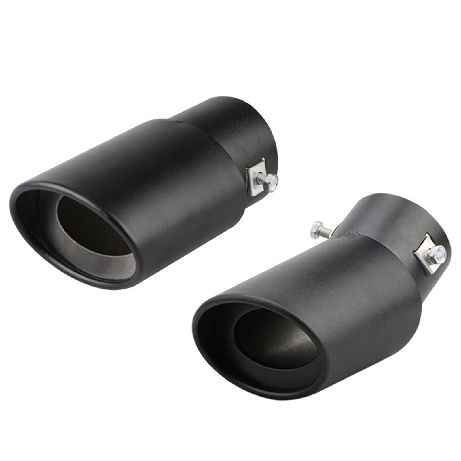 Универсальные насадки на выхлопную трубу из нержавеющей стали с диаметром впускного отверстия 1,5 2,1 дюйма, устойчивые к высоким температурам, аксессуары для модификации