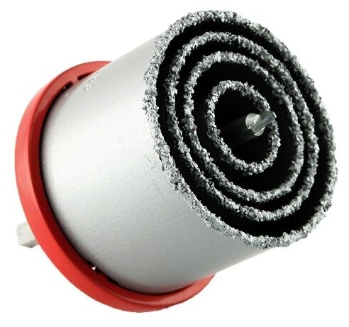 Набор вольфрамовых коронок Ф 33,53,73,83 мм + платформа.