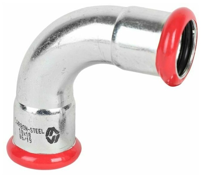 Колено оцинкованная сталь ВН 90град. 54 MVI