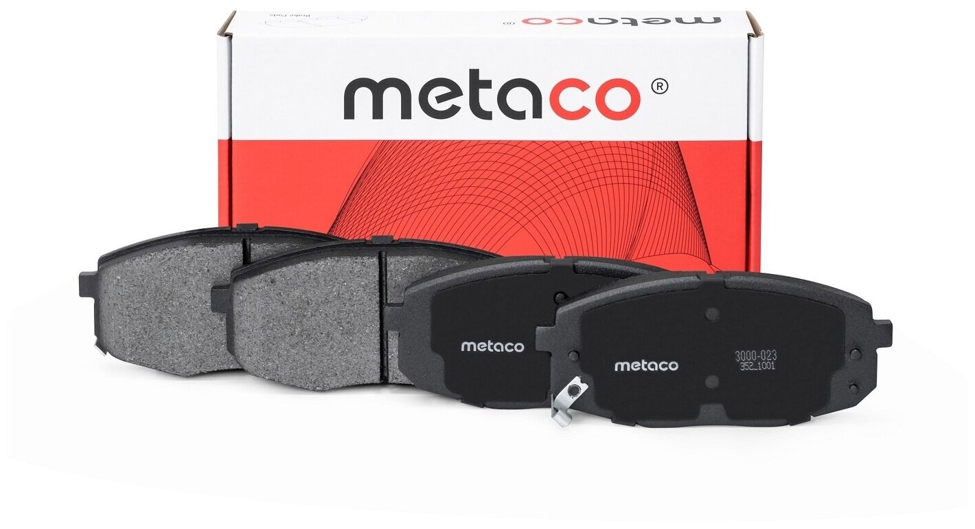 Колодки тормозные дисковые METACO арт. 3000023