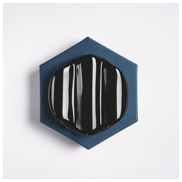 Vasuri Glass Стеклянная подставка для инструментов "Vasuri Glass", W1 опаловый, Черный sela