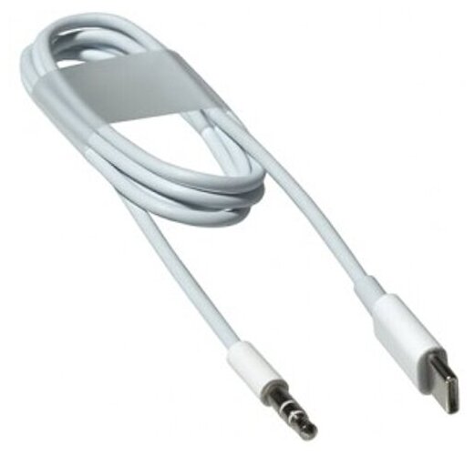 Аудио адаптер USB-C на 3.5мм штекер KS-is KS-377 - кабель 1м белый