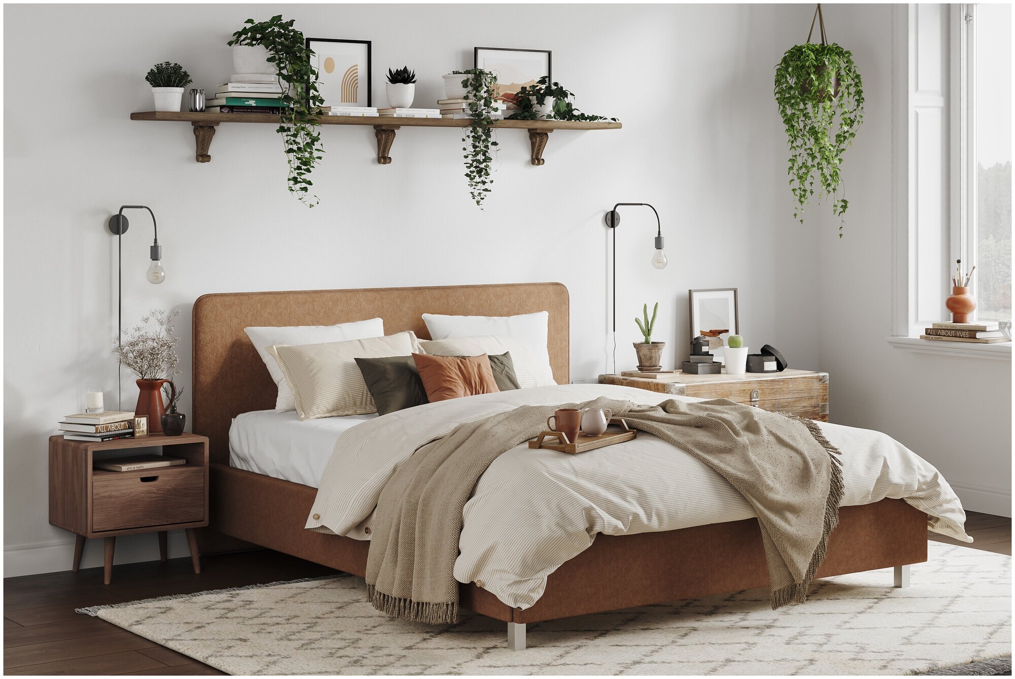 Двуспальная кровать Мелисса, 180x200 см, 1.8х2.0 м, Costa