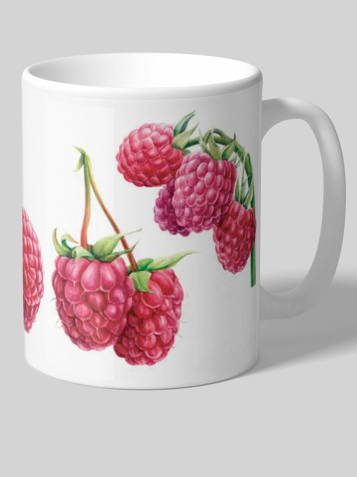 Кружка cooperative.moscow " Малина " (кружка с Малиной , Малина , кружка с ягодами, кружка Малина , с Малиной , подарок с любовью, кружка с ягодами, ягоды, кружка ягода) , 330 мл, 1 шт