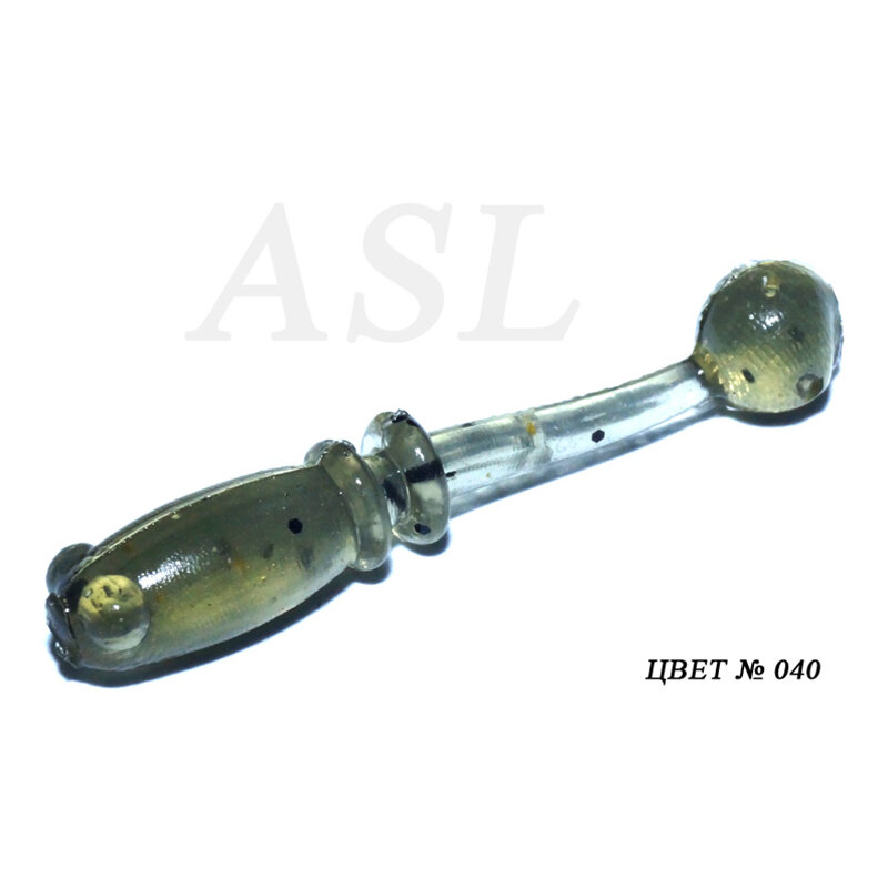 Силиконовая приманка ASL "Байт" цвет №040, L- 3см (1.2"), 15шт/уп