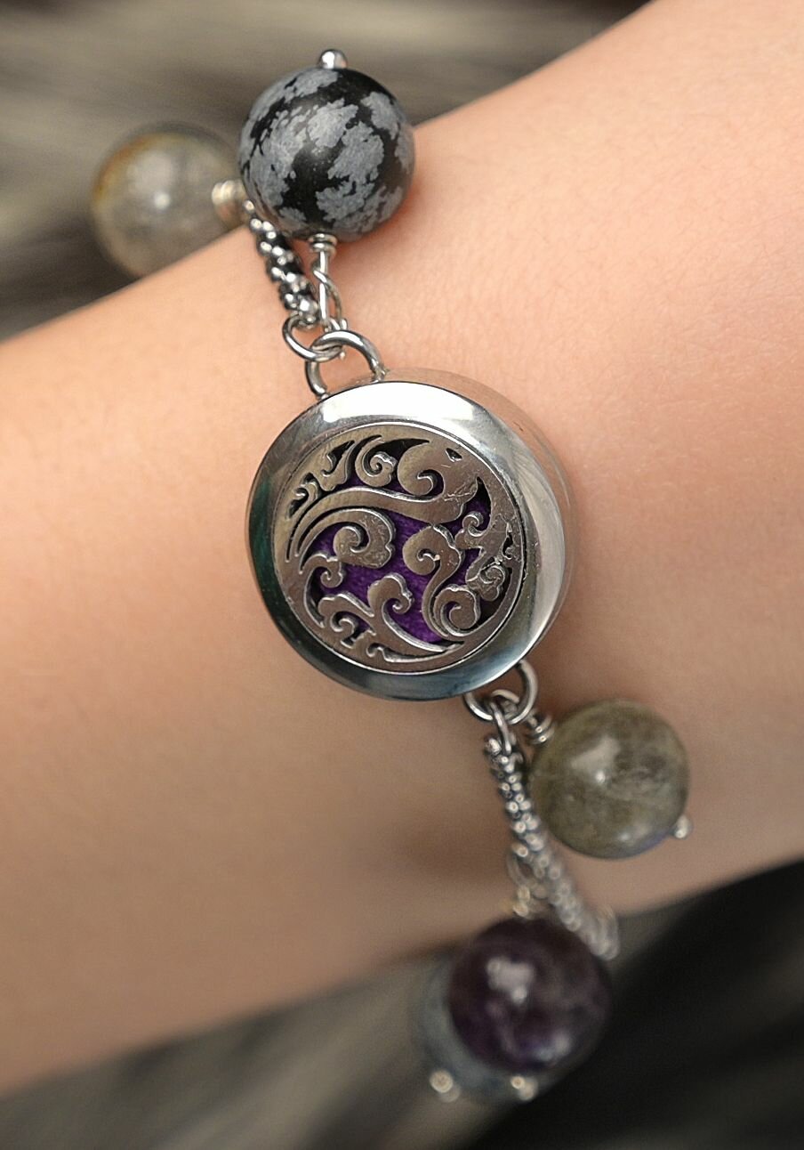 Браслет, аметист