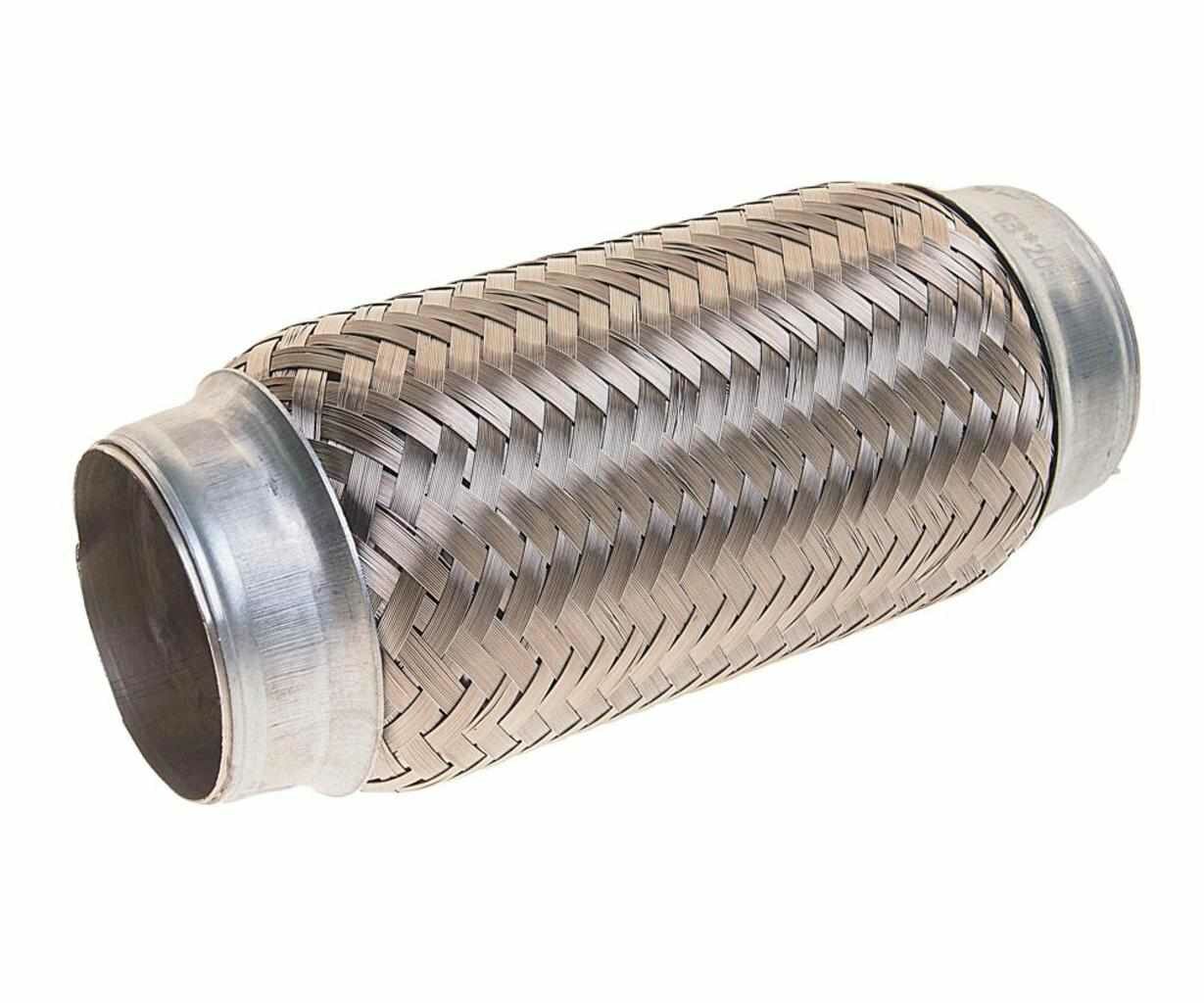 Гофра глушителя 63х203 в 3-ой оплетке, KES5010, KORTEX