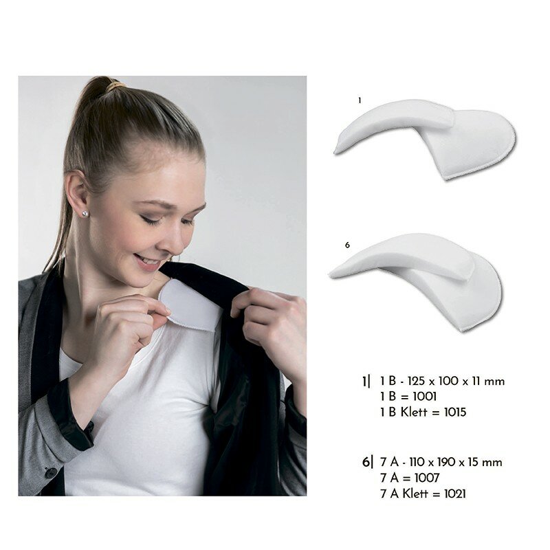 HKM 10131SB Подплечники, 12 x 15.5 x 1.4 см