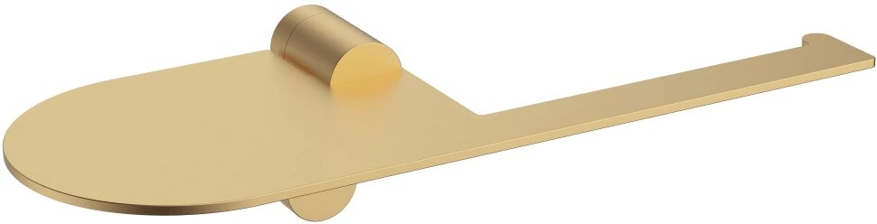 Держатель туалетной бумаги Raglo R300.03.03 с полкой для телефона, золотой матовый