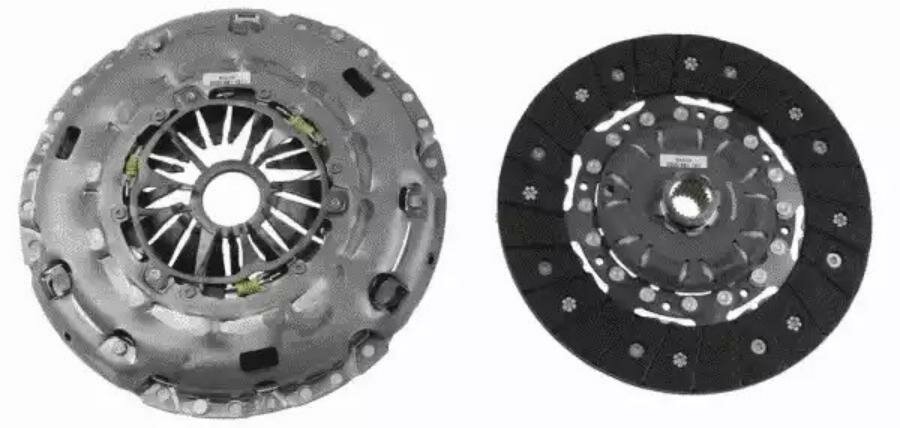 SACHS 3000951151 Комплект сцепления Audi A3, TT, Seat Altea, Leon, Toledo III, Skoda Octavia, Superb, VW Caddy III, EOS, GolfV, VI, Jetta III, Scirocco, Passat 2.0 TDI 02.03-