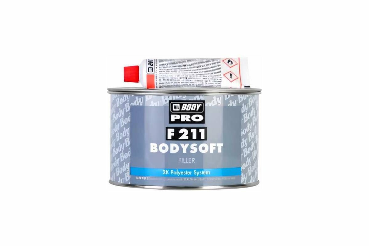 HB BODY BODY PRO F211 SOFT шпатлевка 0.9 кг для внутренних работ стен и потолков