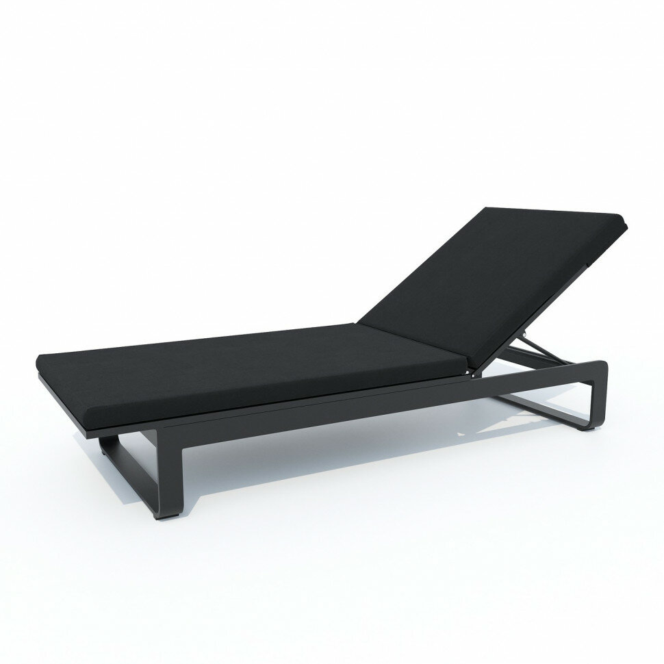 Шезлонг Ideal Patio LETTO Каркас карбон (темно-серый) 6360824303