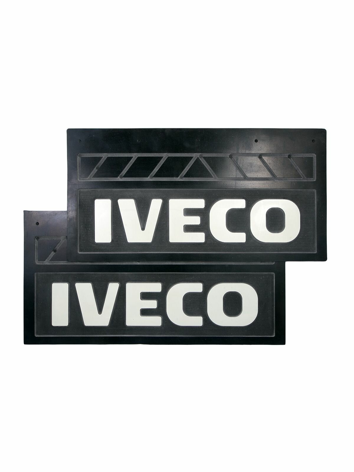 Брызговики резиновые на автомобиль "IVECO" (2 штуки) 490х250 мм. Сделано в России. (26414)