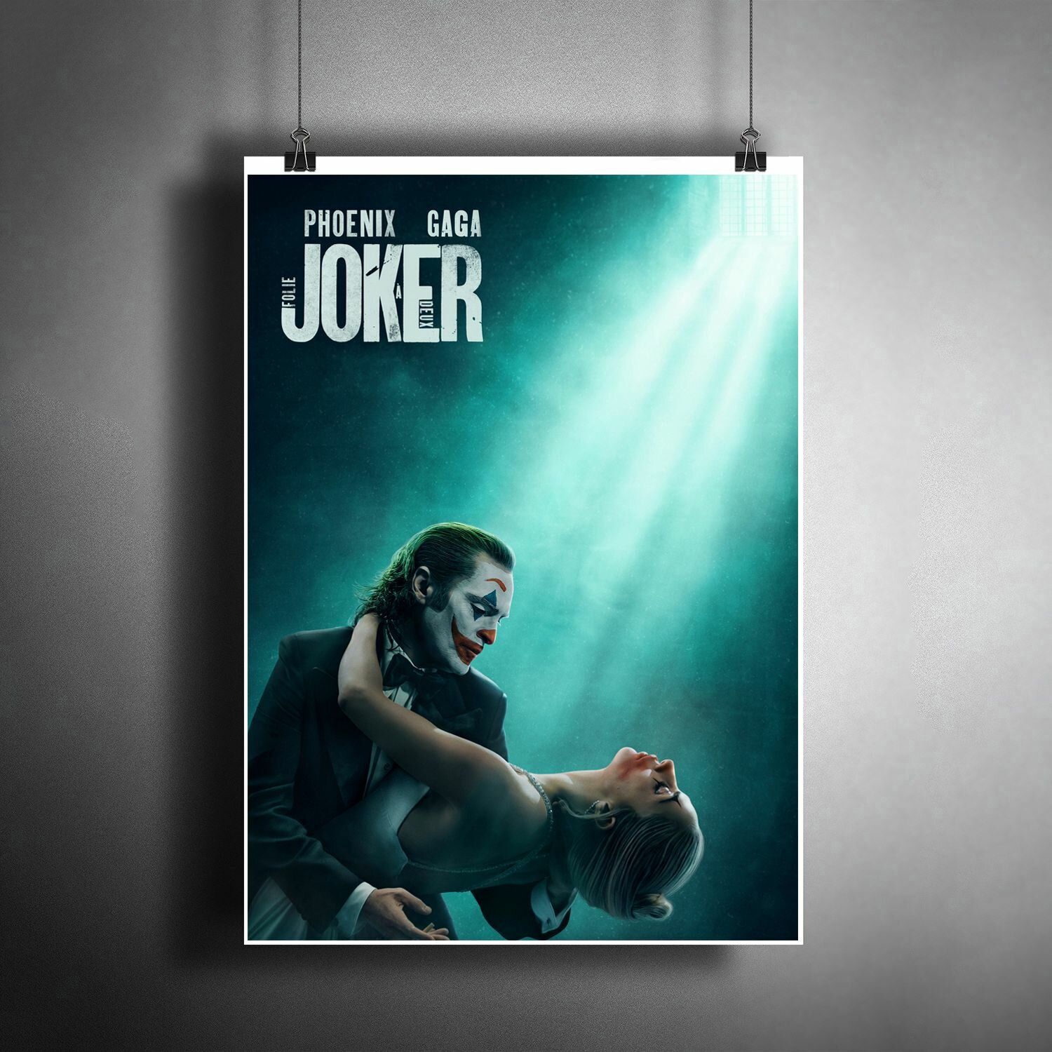 Постер плакат для интерьера Джокер / Декор дома, офиса, комнаты A3 (297 x 420 мм)