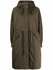 Парка Woolrich, размер 44, зеленый,