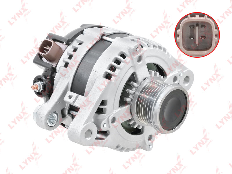 Генератор LYNXauto EA-1277. Для LEXUS RX 350(XU30) 06-09 / Lexus RX 350(AL10) 09-15, TOYOTA Camry(V40) 3.5 06-11 / Camry(V50) 3.5i 11-14 / Highlander(