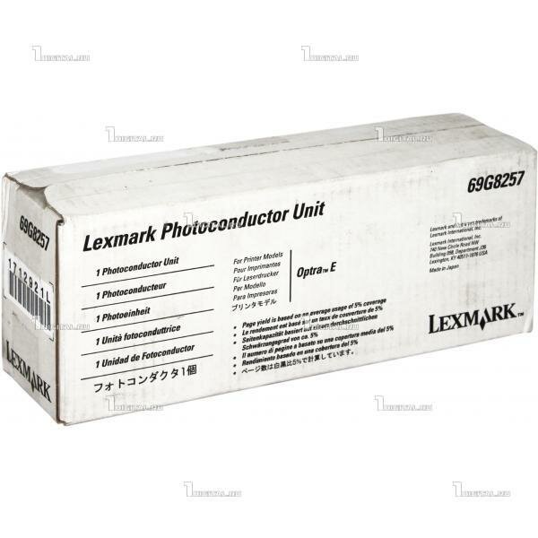 Фотобарабан Lexmark 69G8257 Black черный Photoconductor Unit для Optra E/ E+/ Ep/ Ef/ Es/ E2000 (20K)