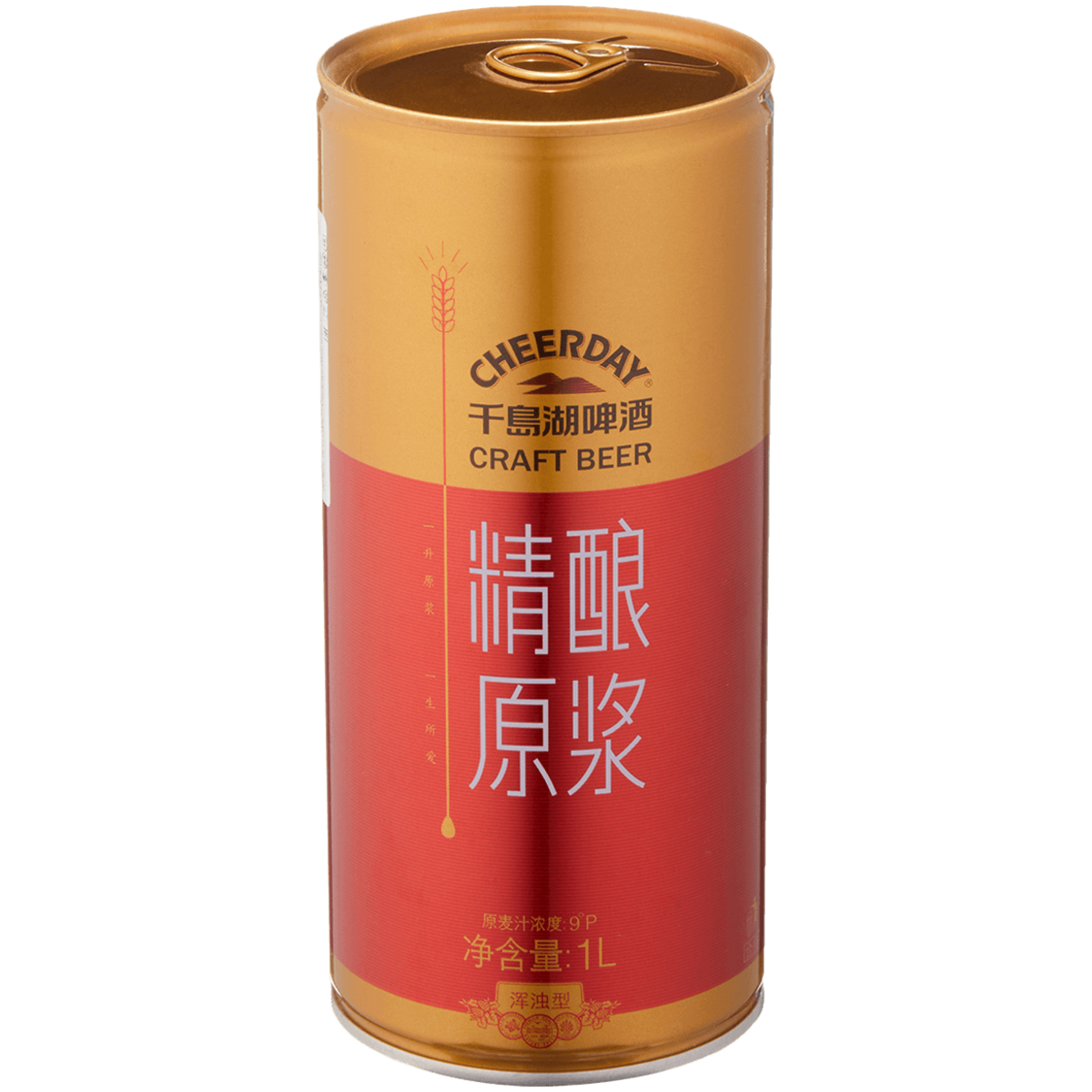 Пиво Cheerday Gold светлое 1 л ж/б