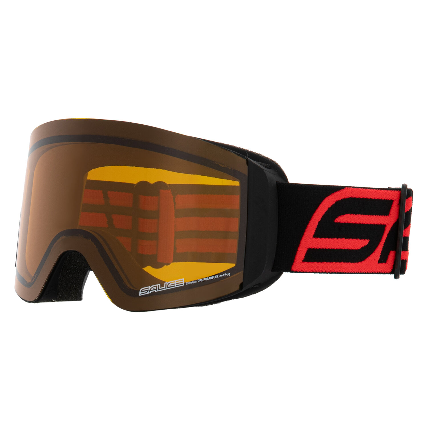 Маска горнолыжная Salice 107DACRXPF Black-Red/Dacpx P S2-S4 (Возраст:8-12)