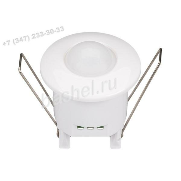 Датчик движения PRIME-PIR-BUILT-R53-200W 220V, 1.7A, 3-2000lux, 5с-5мин, 360гр, IP20, 6м, Arlight, Встраиваемый