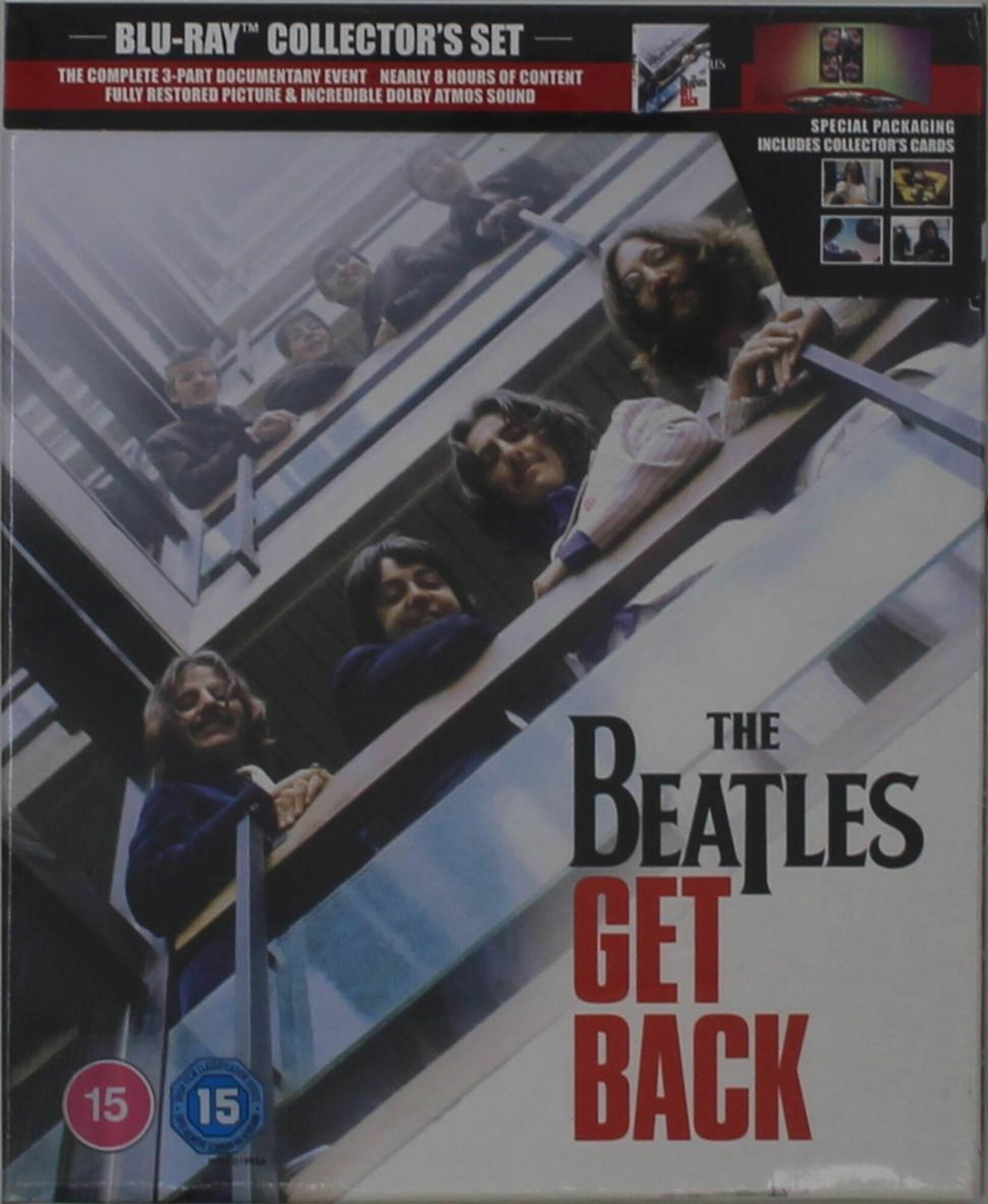 Диск BEATLES - GET BACK(3-BLURAY, COLLECTOR FULL 8 HOURS EDT) (1 CD)