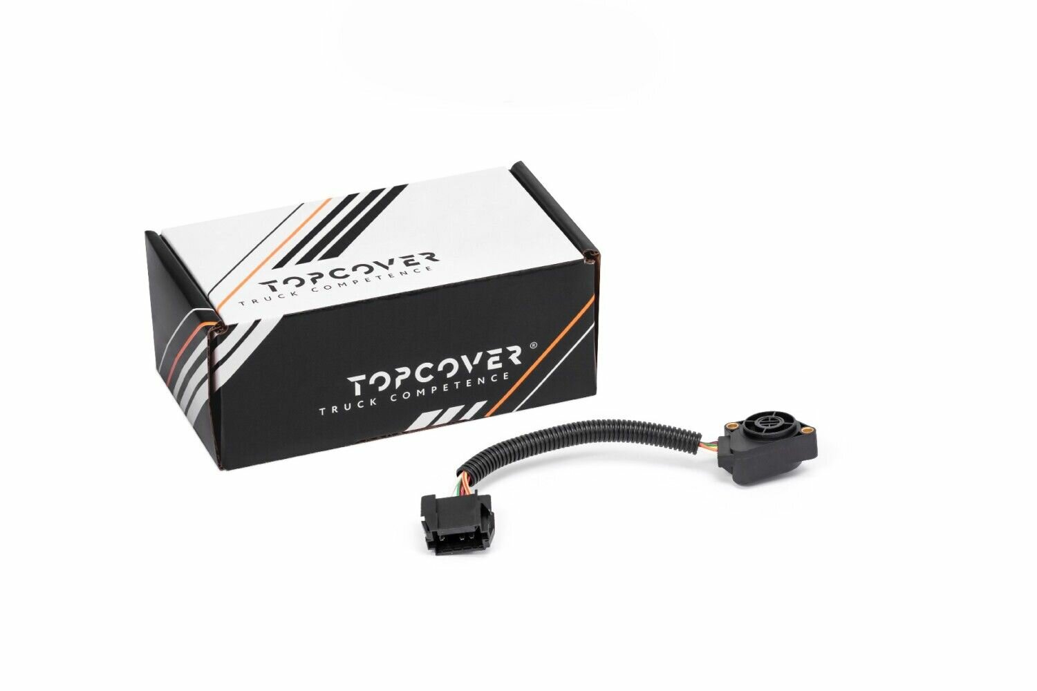 Реостат педали газа плоский разъем на 5 конт с проводом, подходит для Вольво FE FL FH FL12 FL6 FL7 FM Volvo Fe Fl Fh Fl12 Fl6 Fl7 Fm, T09457001, TOPCOVER