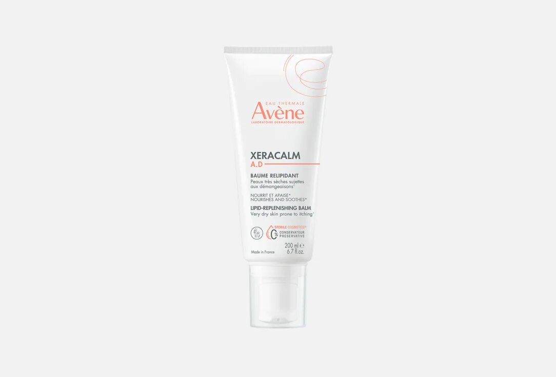 Липидовосполняющий бальзам для очень сухой кожи EAU THERMALE AVENE XeraCalm A.D, 200 мл