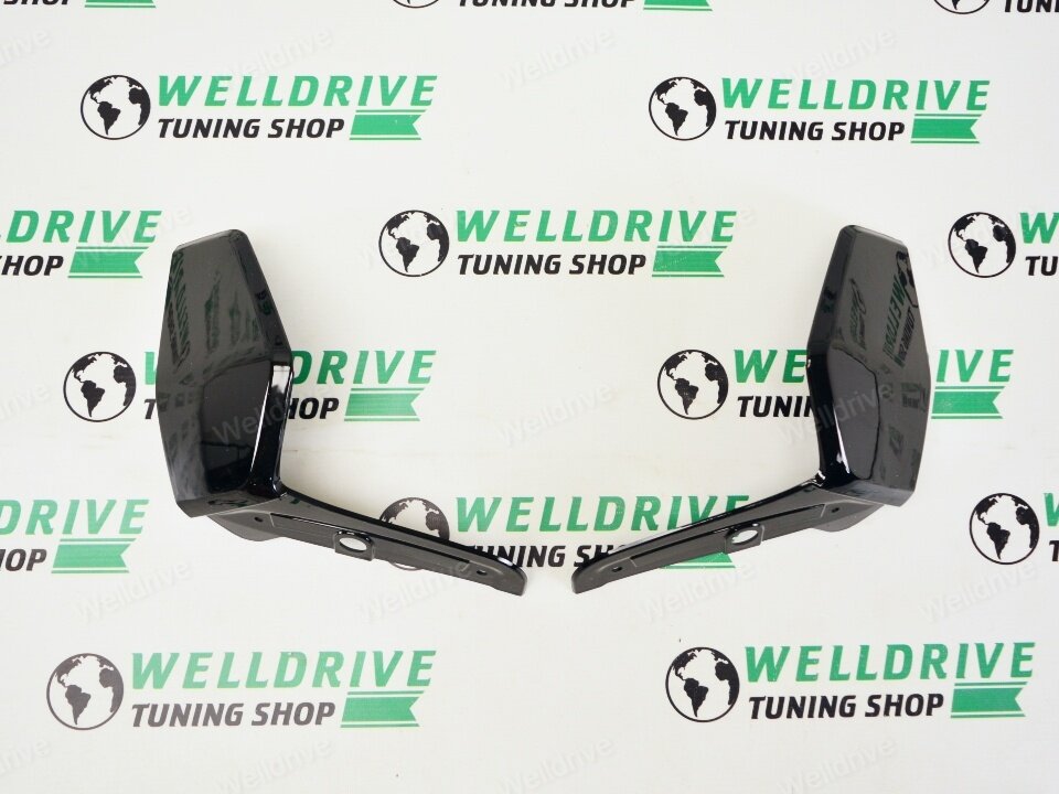 Элероны переднего бампера BMW X5 G05 M-Performance черный глянец