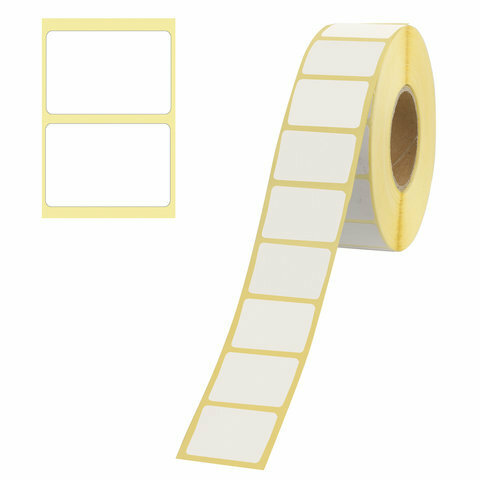 Этикетка ТермоЭко (30х20 мм), 2000 этикеток в ролике, светостойкость до 2 месяцев, 122067