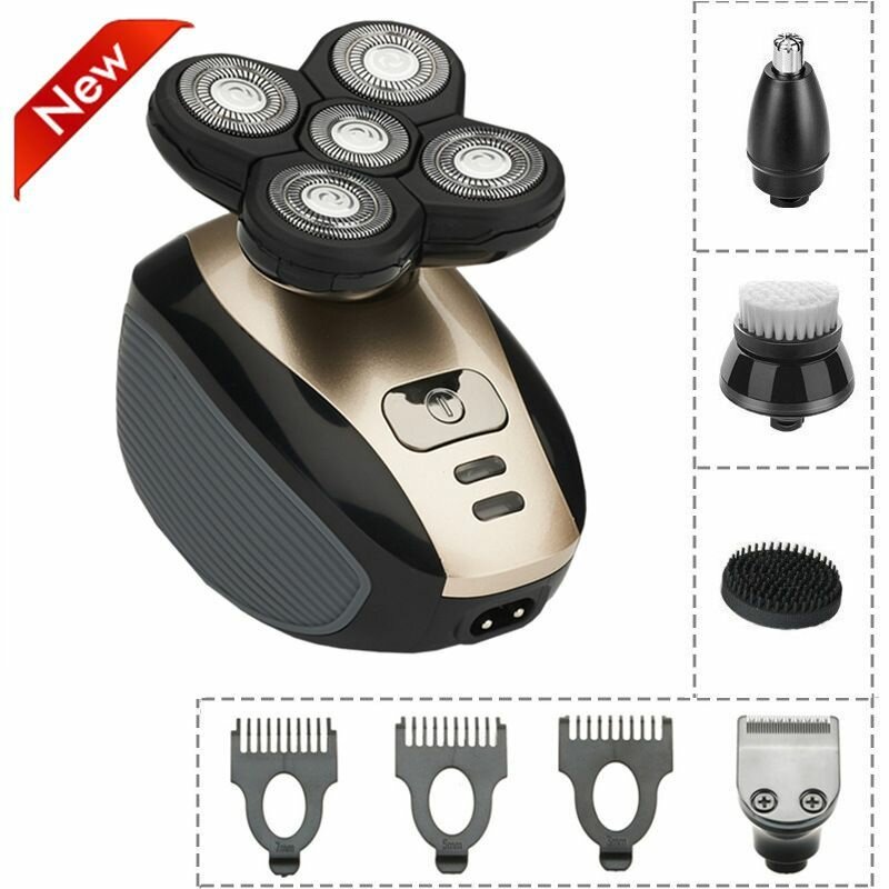 Мощная электробритва с пятью лезвиями для мужчин