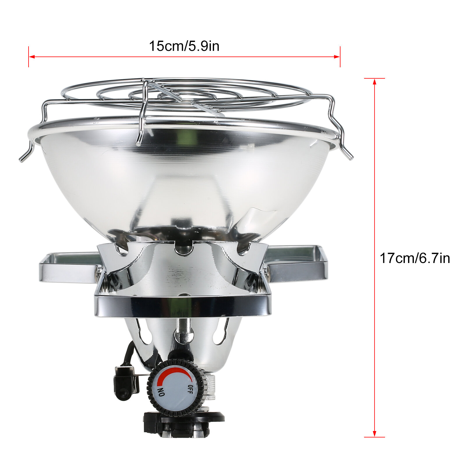 1000 Вт портативный наружный пьезоэлектрический газовый обогреватель с пьезоэлектрическим зажиганием, нагревательная печь для длинного газового баллона