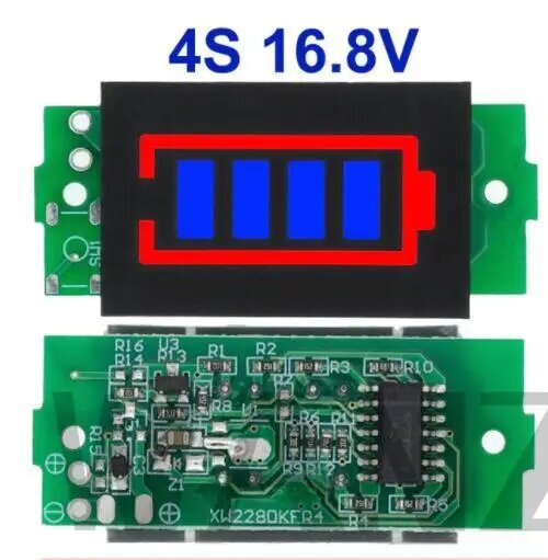 1-8S 1S/2S/3S/4S одиночный 3,7 В модуль индикатора емкости литиевой батареи 4,2 В дисплей тестер мощности аккумулятора электромобиля литий-ионный