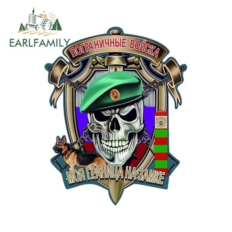 EARLFAMILY мультфильм солдат череп Автомобильная наклейка JDM окно бампер шлем Декор Самурайские Наклейки Искусственные автомобильные аксессуары