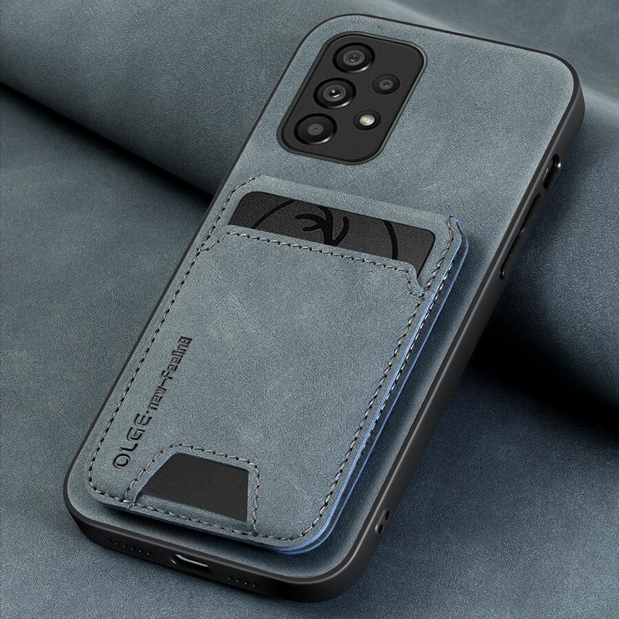 OLGE Кожаный Чехол Для Samsung Galaxy A13 5G/A04S(на Самсунг Галакси A13 5G/A04C) С Картхолдером , Противоударный , Нескользящий И Удобный