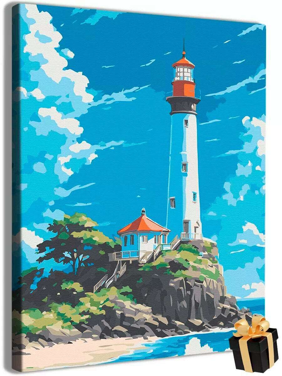 Картина по номерам море