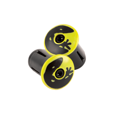 Заглушки руля Lizard Skins Packaged DSP Bar Tape Plugs Neon Yellow (PLUGS182)