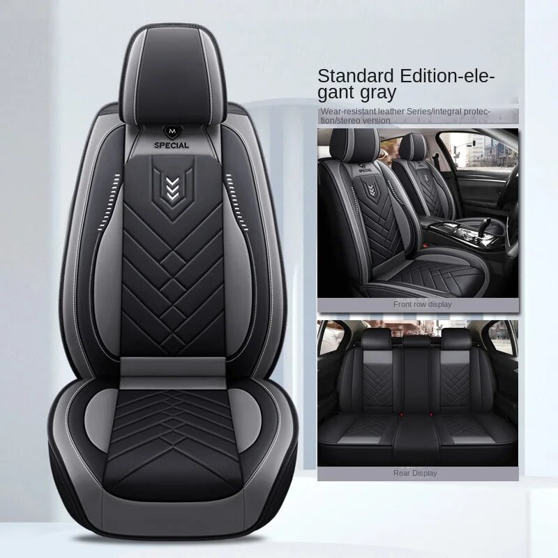 Универсальные автомобильные чехлы на сиденья для CITROEN, все модели автомобилей C4, Picasso, C3, C5, C6, DS4, DS5, DS6, DS7, автомобильные аксессуары Grey 5 seats
