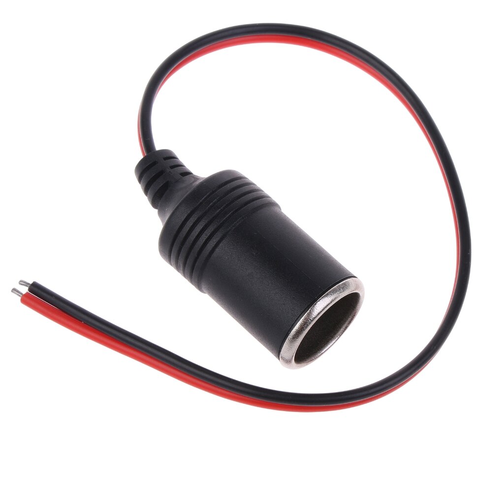 Универсальный 12 В Автомобильный Прикуриватель Гнездо Преобразователя Кабеля Максимальная Мощность 120 Вт Автомобильная Зарядка Адаптер Прикуривателя Провод 28 см