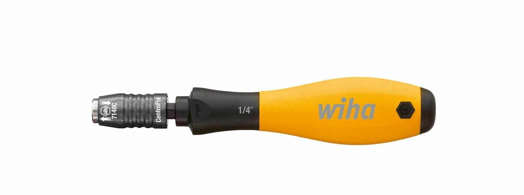 Отвертка с держателем для бит SoftFinish ESD, с механической блокировкой 387ESD WIHA 32161