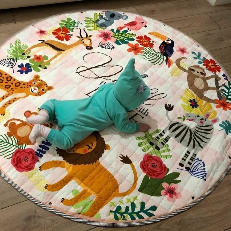 Подушка-мешок "Детский Мир", для ползания, текстиль, сумка для переноски, 150см