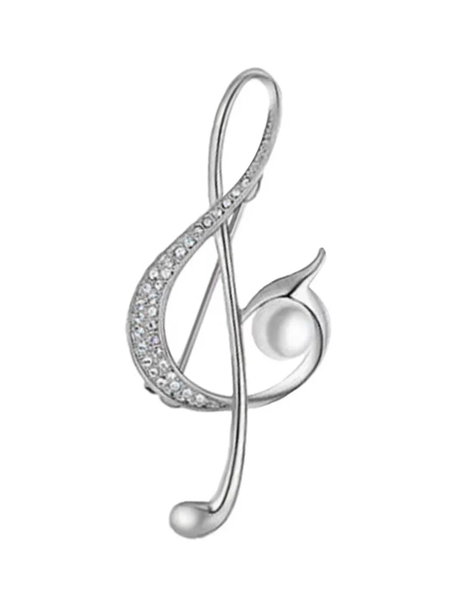 Брошь, стразы