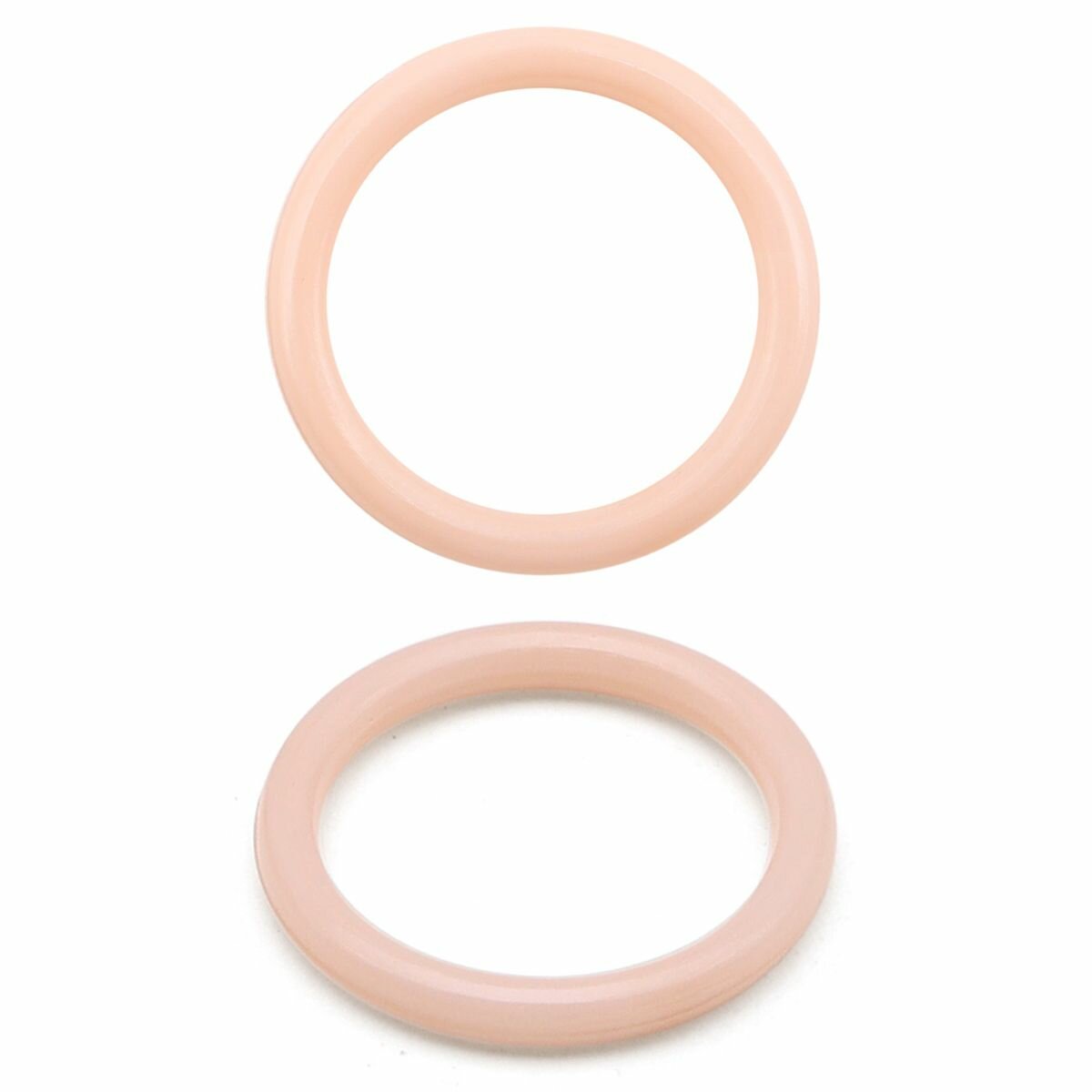 Кольцо 10мм пластик, цветной (C344 пудровый)
