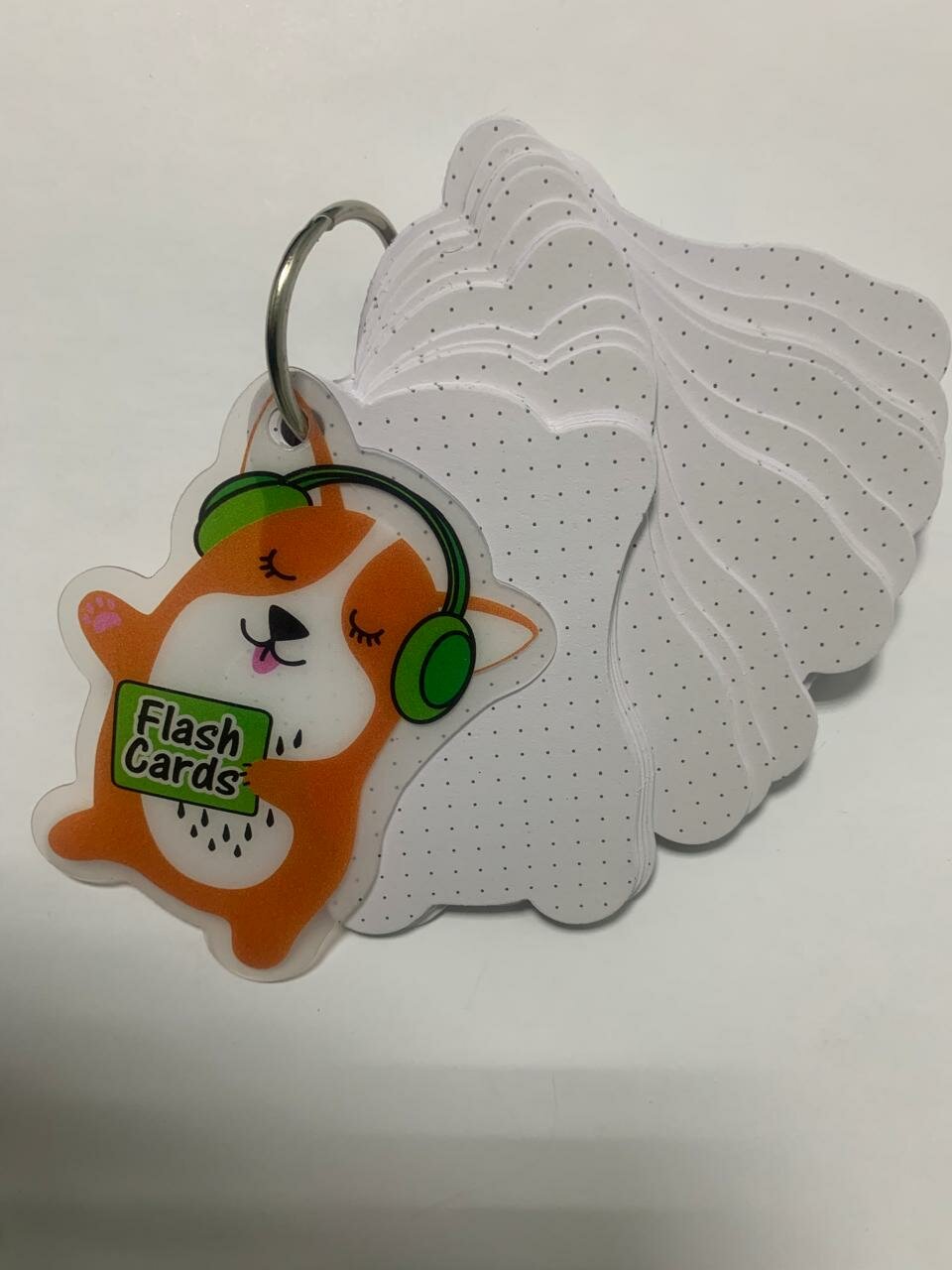 Карточки Феникс+ для записи иностр. слов корги 64x87мм 80карт. н/кольце 56571